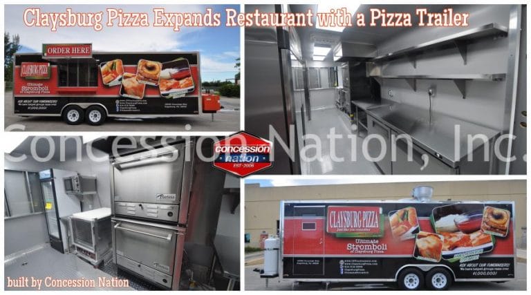 Pizza Oven Trailers | Mobile Pizza Trailers | Concession Nation