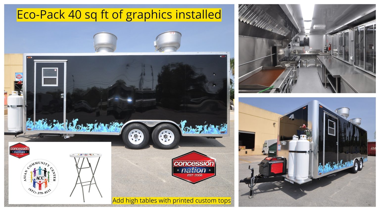 Food Truck Design | Concession Nation | Food Trailer Graphics