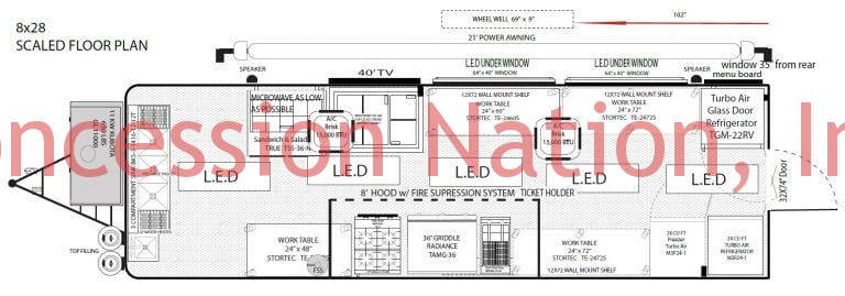 Food Trailer Designs | Floor Plans | Custom Food Trailers