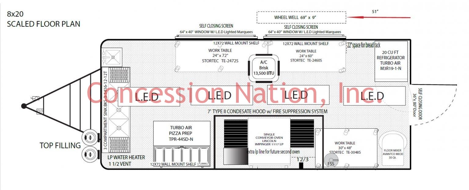 Pizza Food Truck | Pizza Trailers For Sale | Pizza Restaurant on Wheels‎