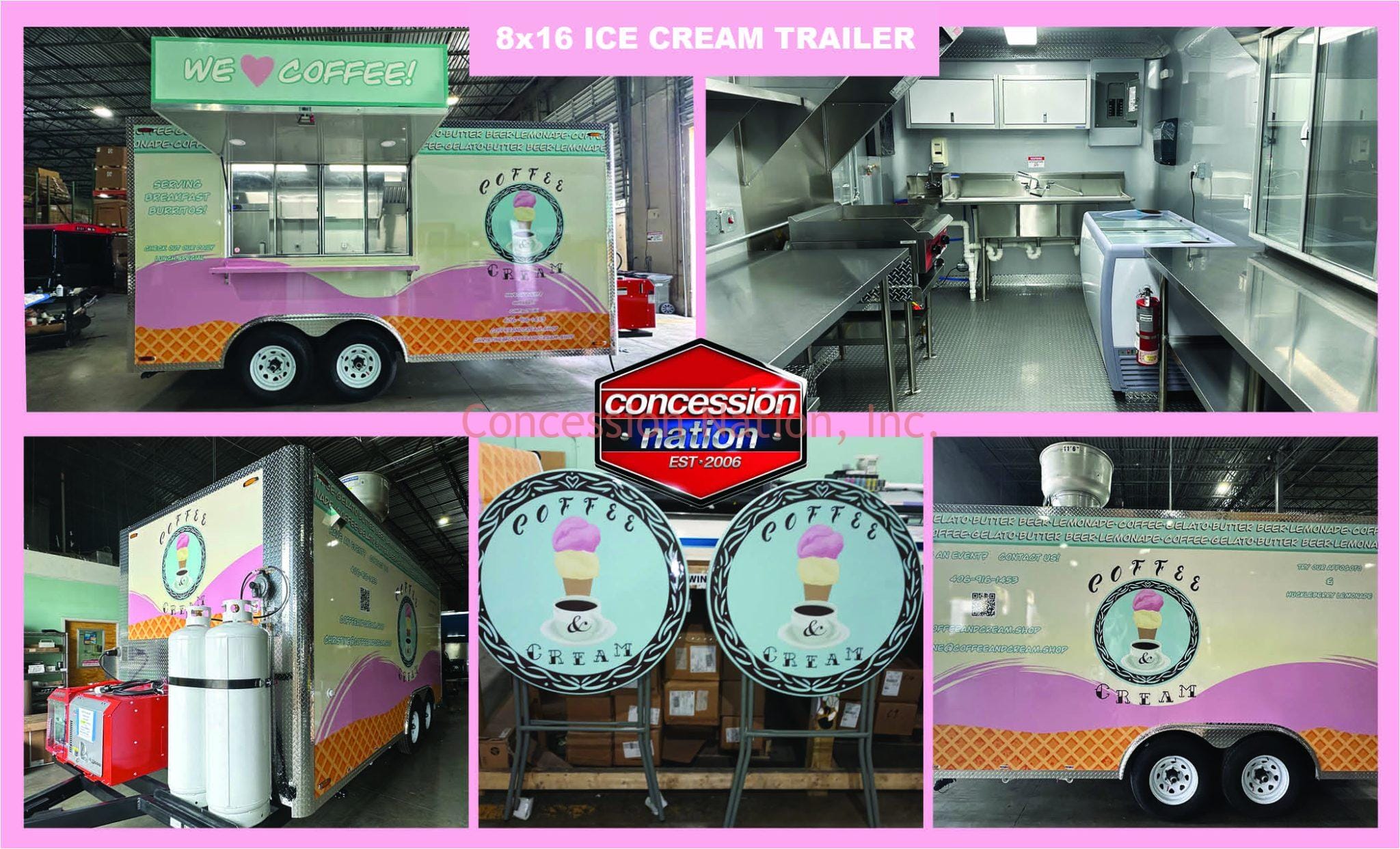 Ice Cream Trailers for Sale | Ice Cream Trucks | Concession Nation