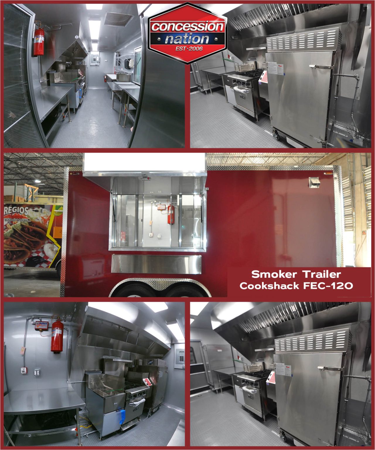 Smoker Trailers For Sale | Food Trucks | Concession Nation