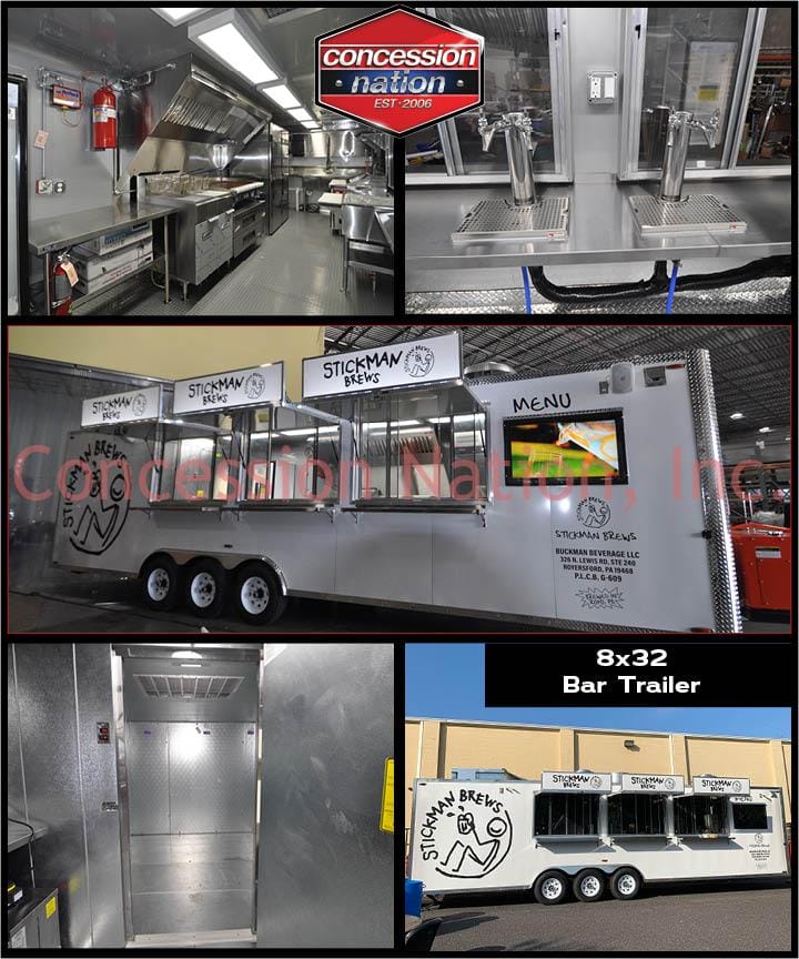 Mobile Bar Trailers: Look at Different Sizes, Layouts & More